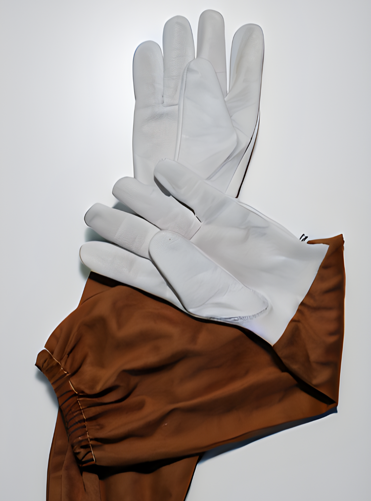 BeeGuard Spectrum: 5-Pack Cotton Goatskin Beekeeping Gloves – BeBees