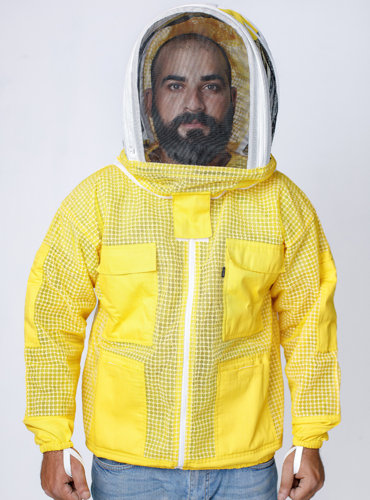 Golden Hive Guardian Beekeeping Jacket With Fencing Veil - Shop Now ...